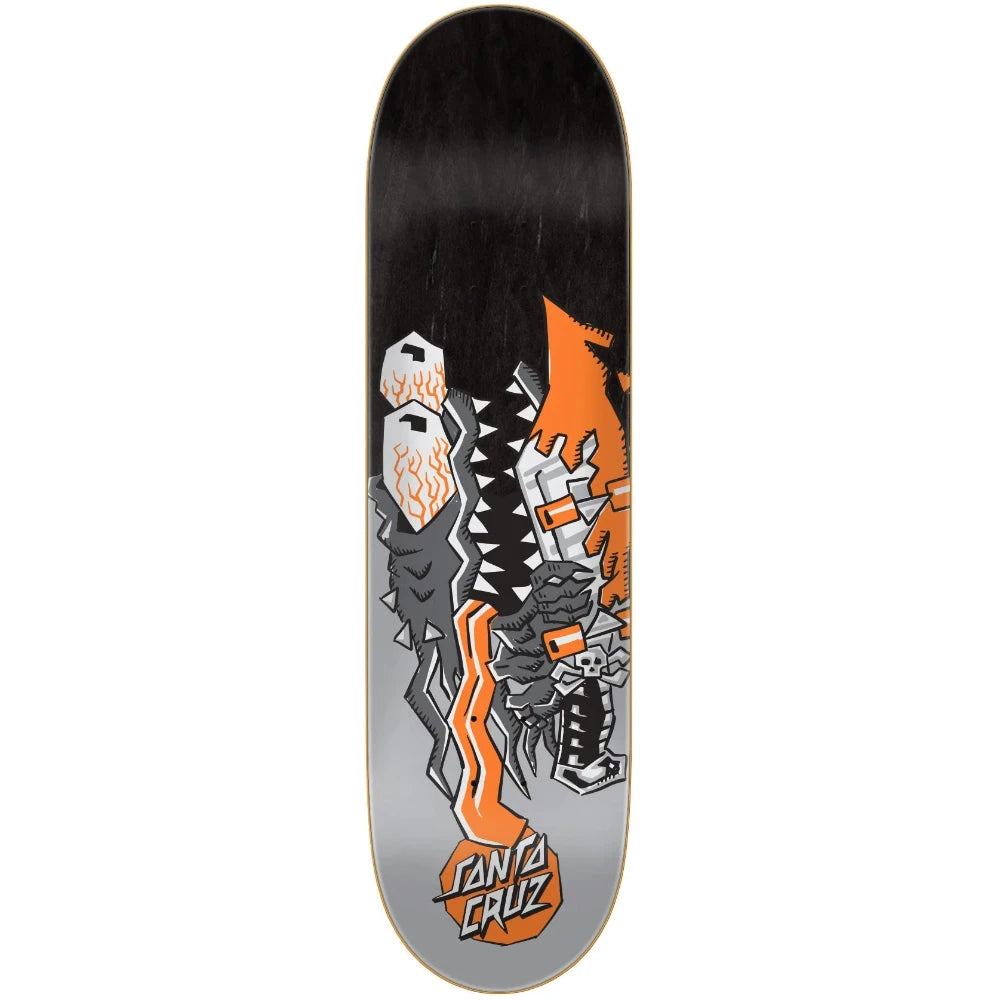Santa Cruz Pro Meek Scratched Slasher Feelbase 8.25 - Skateboard Deck ...