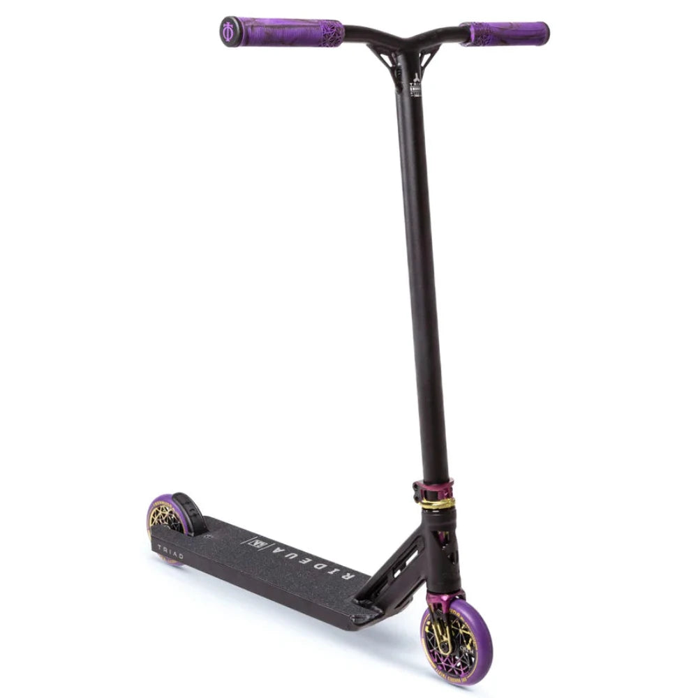 Triad Park Custom Pro Scooter Black Purple Yellow - Complete Freestyle ...