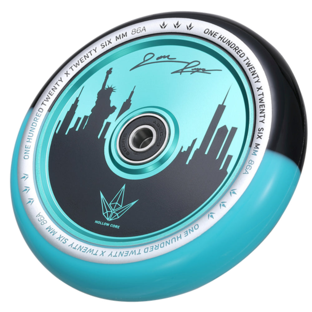 Envy Jon Reyes Signature Black / Teal 120mm (PAIR) - Scooter Wheels ...