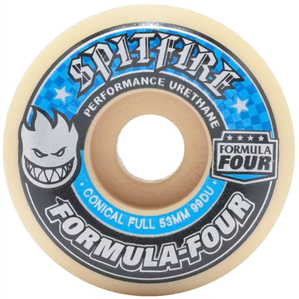 Spitfire Conical Full Formula Four 99D 53mm - Skateboard Wheels ...